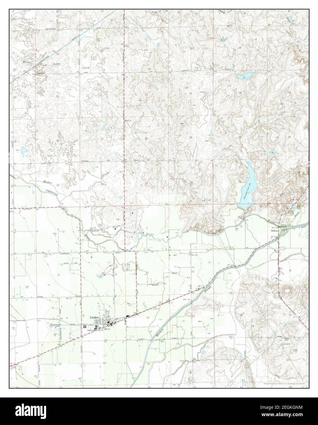 Linden, California, map 1968, 1:24000, United States of America by ...