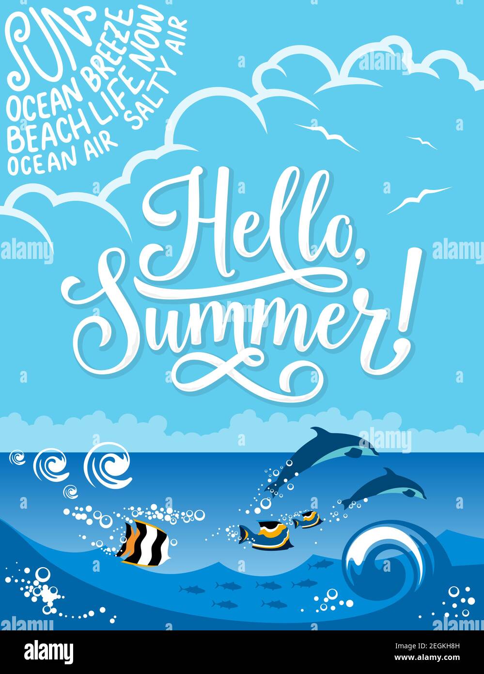 Summertime day trip Stock Vector Images - Alamy