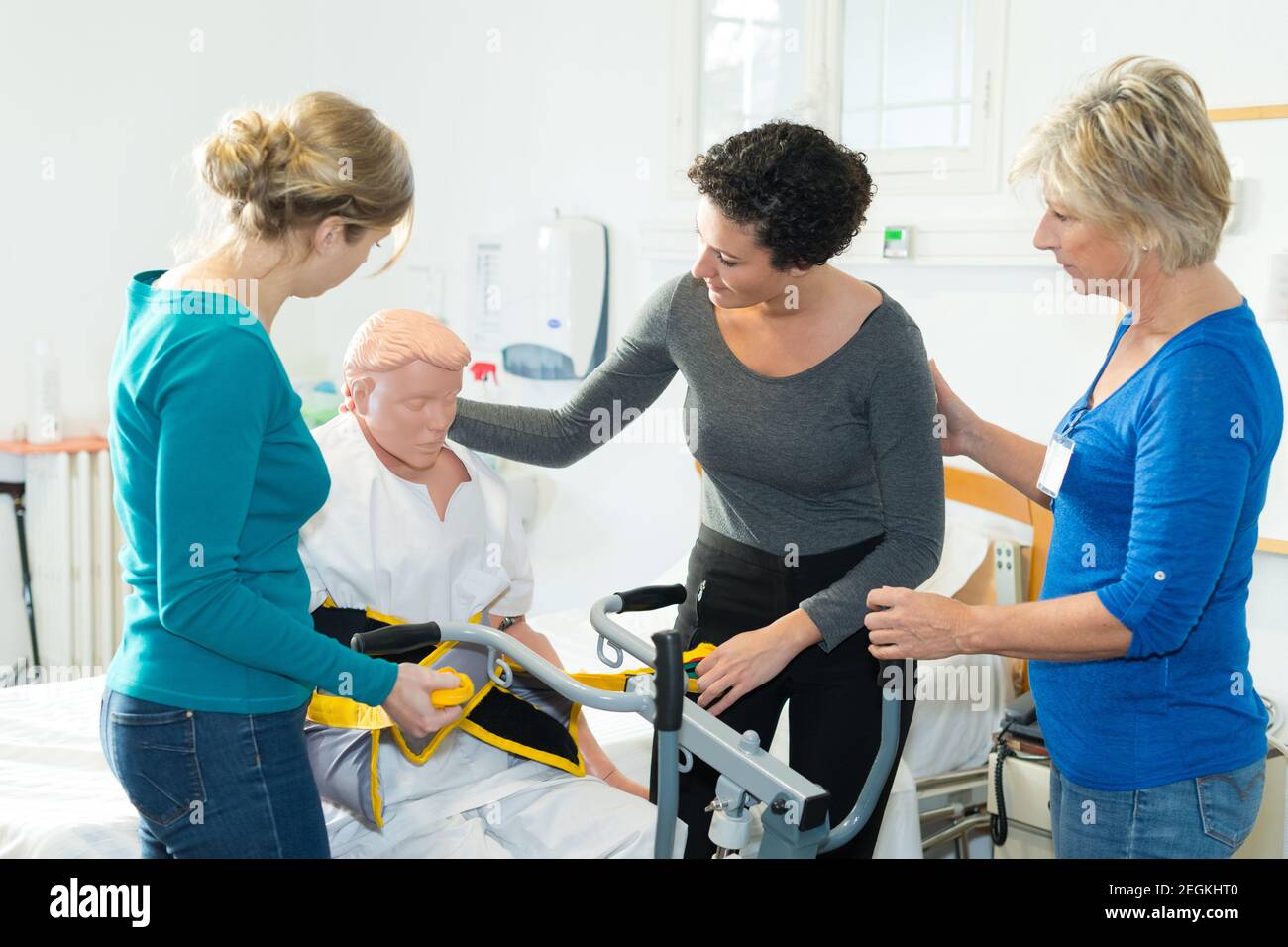 cpr first aid training Stock Photo - Alamy