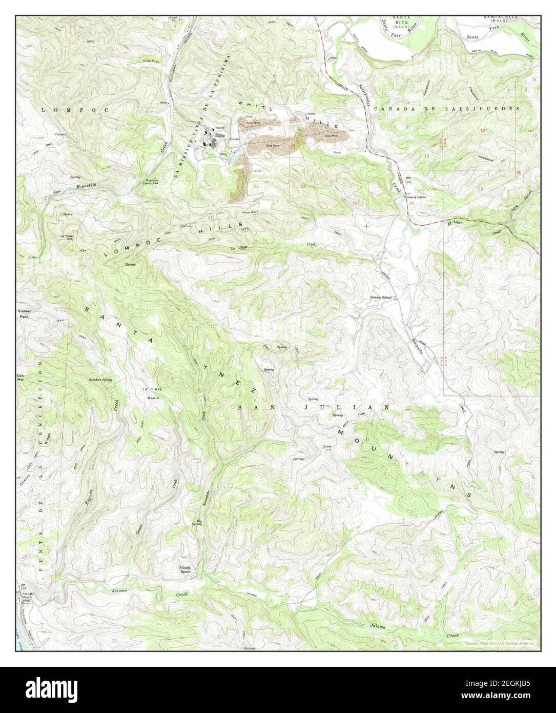 Lompoc california map hi-res stock photography and images - Alamy