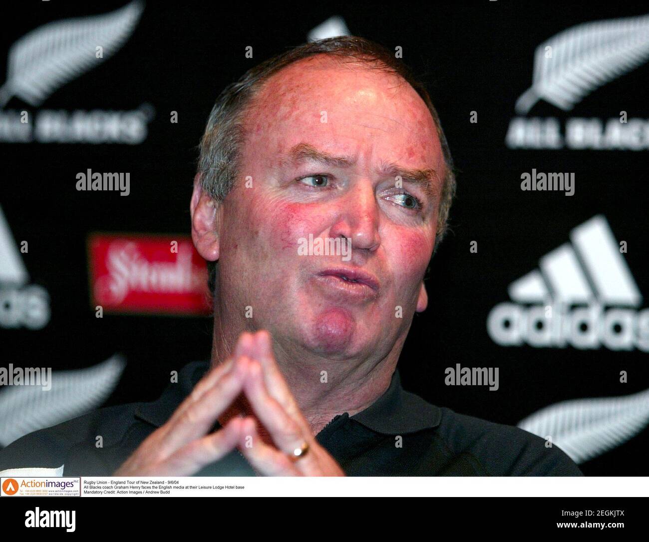 New zealand all blacks coach graham henry hi-res stock photography and ...