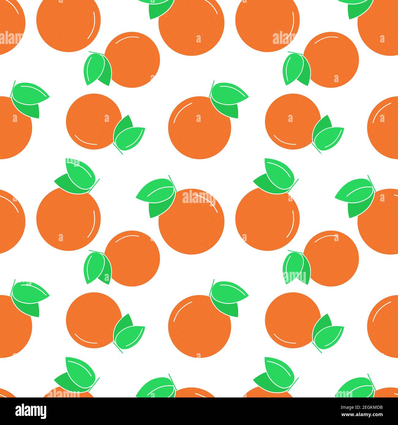 Color seamless pattern with oranges. Vector. Repeating pattern with ...