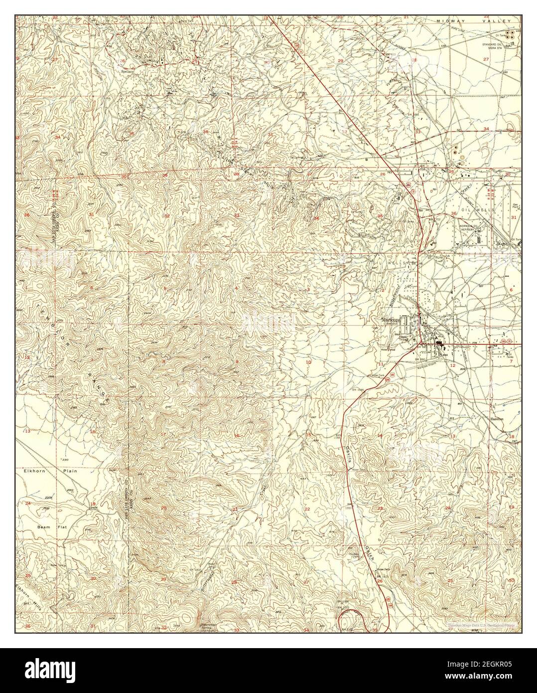 Maricopa county map hi-res stock photography and images - Alamy