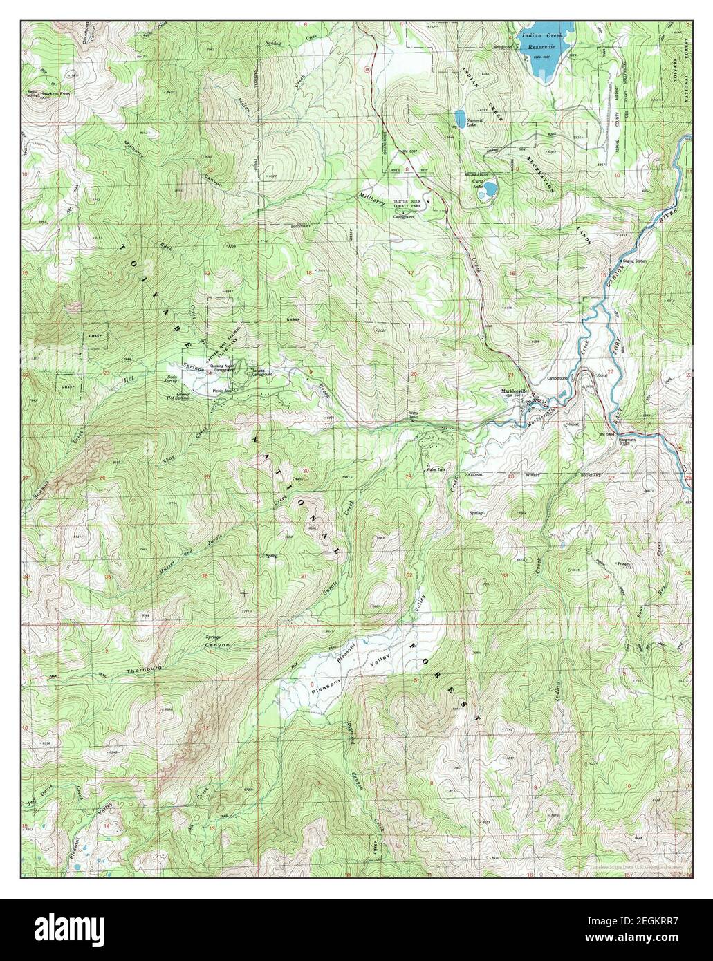 Markleeville, California, map 1979, 1:24000, United States of America ...