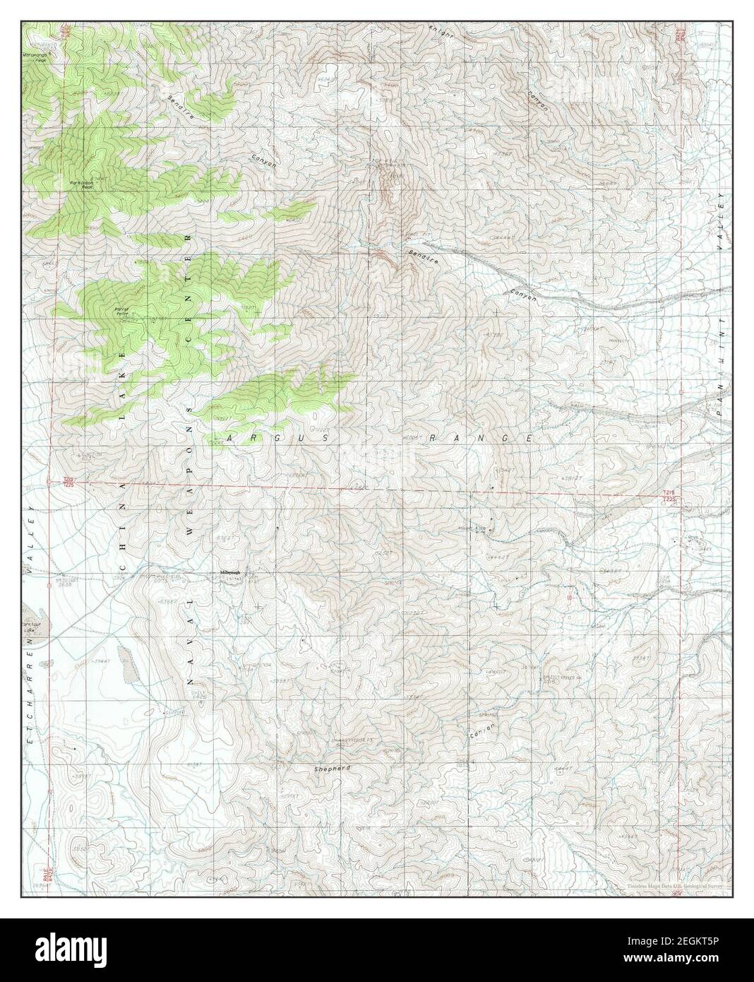 Maturango Peak, California, map 1982, 1:24000, United States of America ...