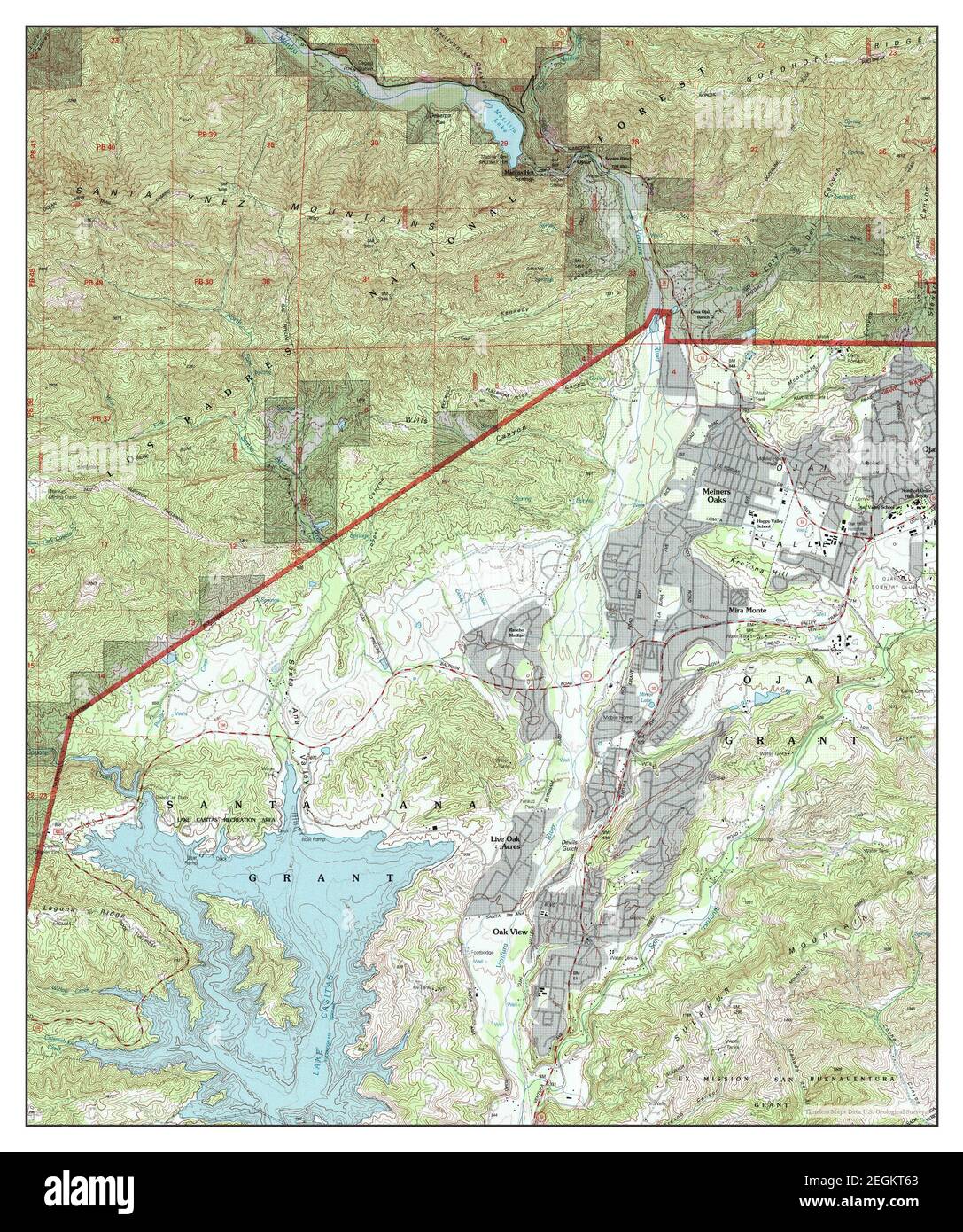 Matilija, California, map 1995, 1:24000, United States of America by ...