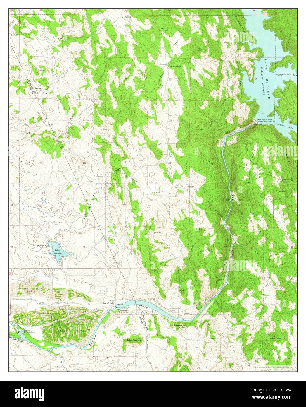 Merced county map hi-res stock photography and images - Alamy