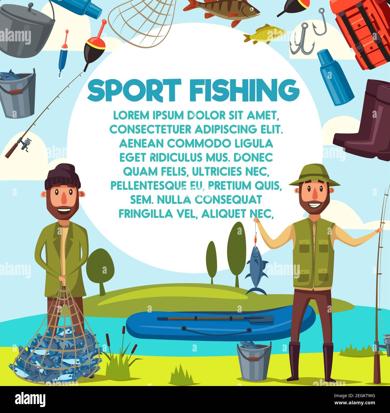 Men with tuna Stock Vector Images - Alamy