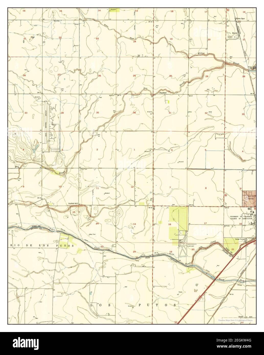 Merritt, California, map 1952, 1:24000, United States of America by ...