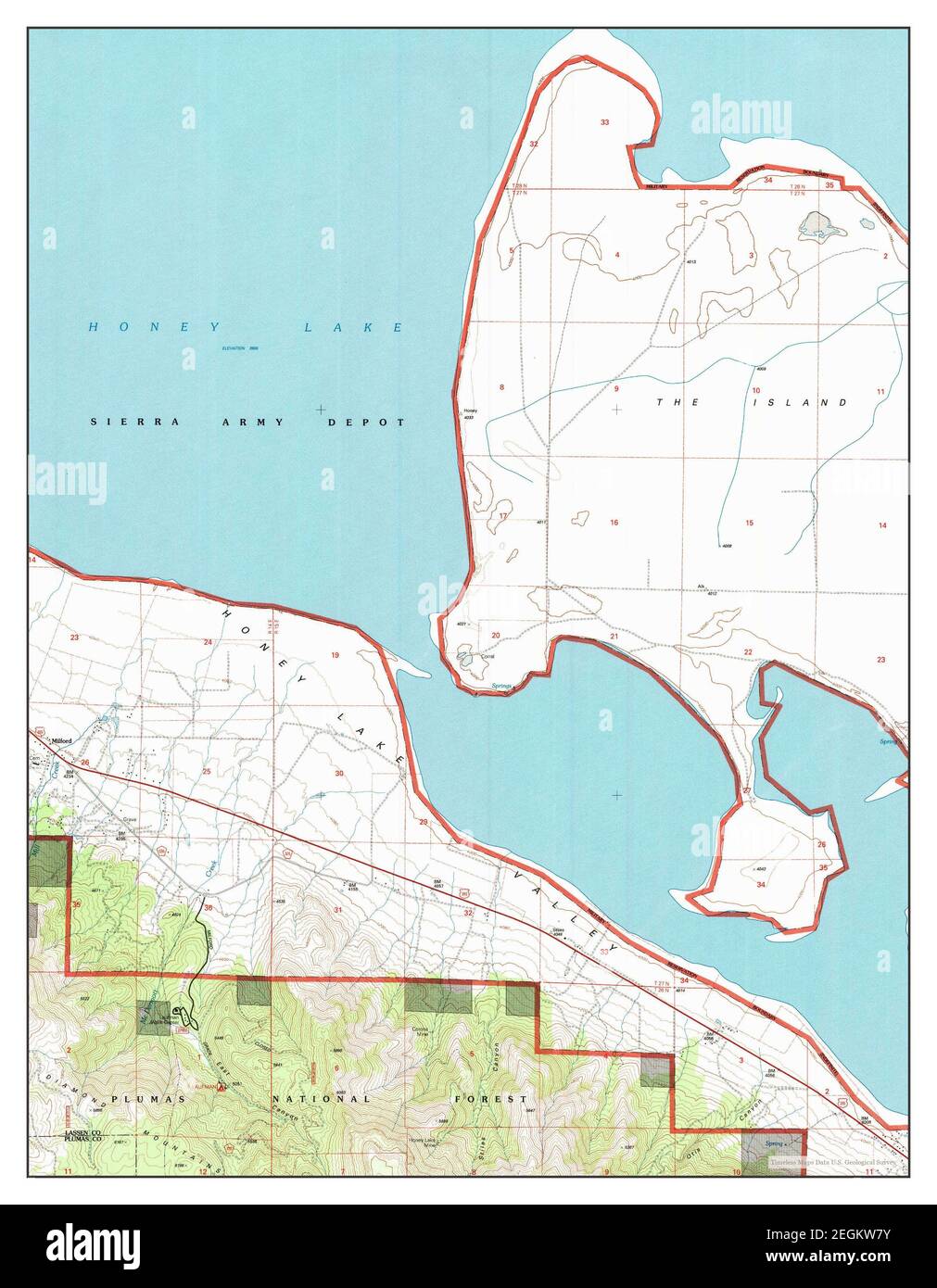 Milford, California, map 1994, 1:24000, United States of America by ...