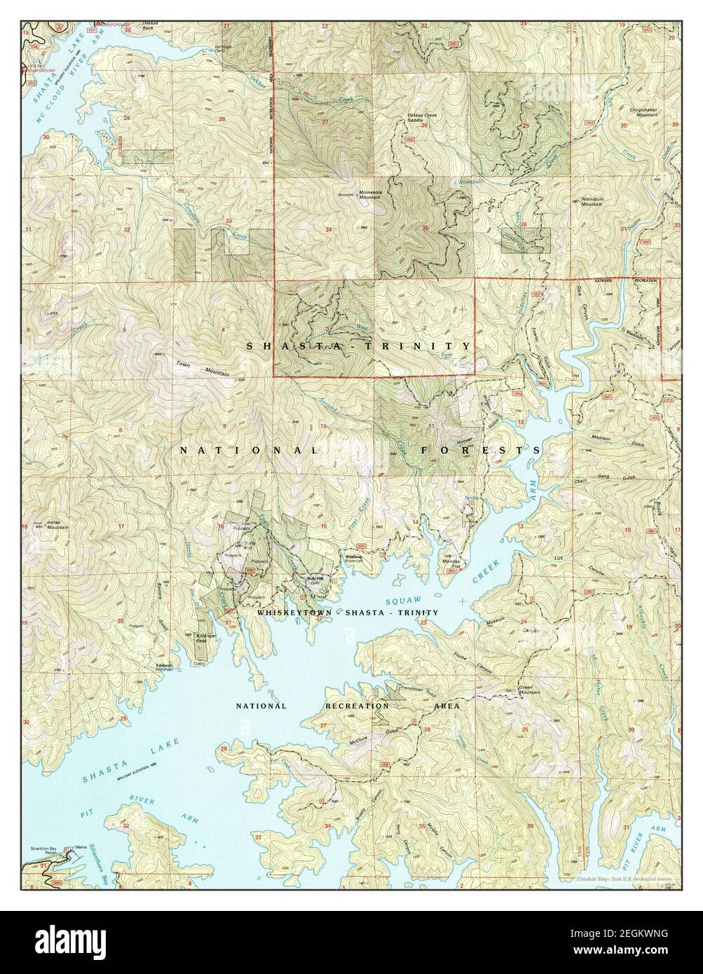 Minnesota Mountain, California, map 1998, 1:24000, United States of ...