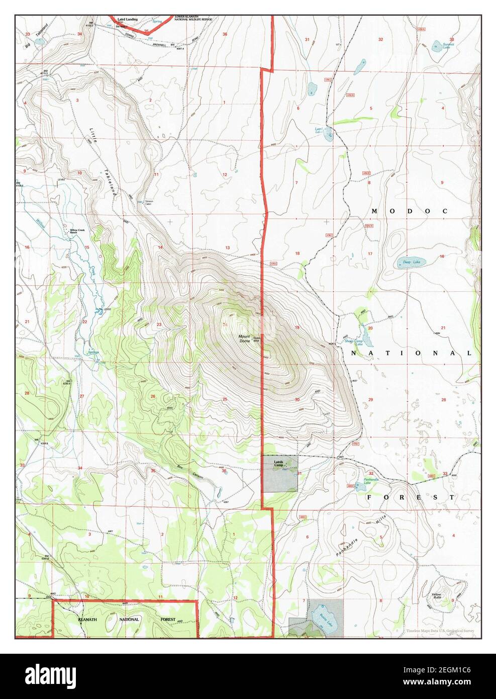 Mount Dome, California, map 1993, 1:24000, United States of America by ...