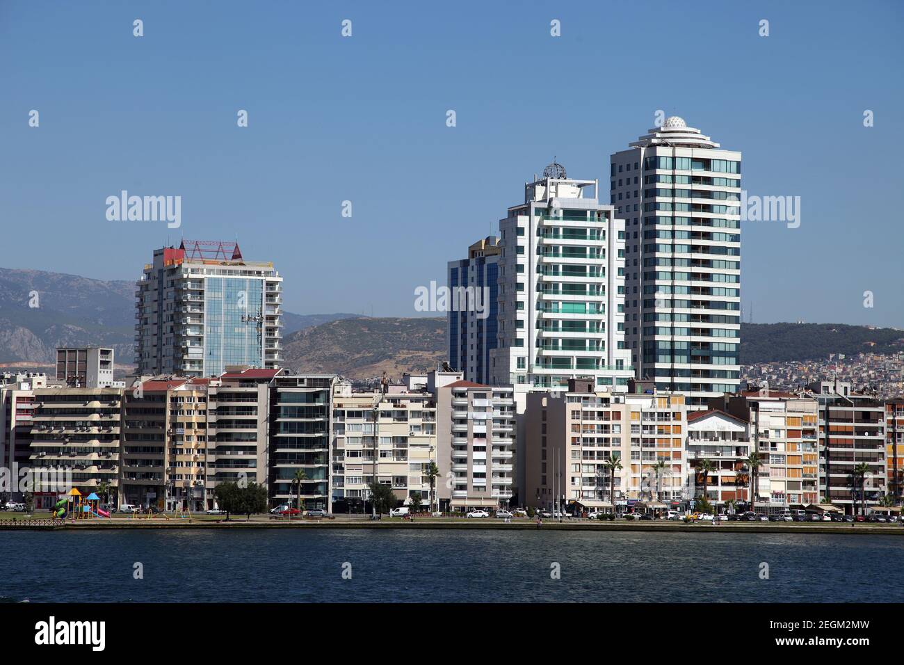 City of Izmir in Turkey. Izmir is a large metropolis in the western ...