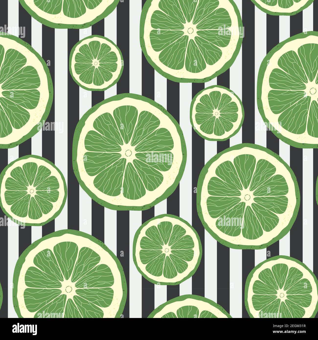 Fresh lime slices pattern Stock Vector Images - Alamy