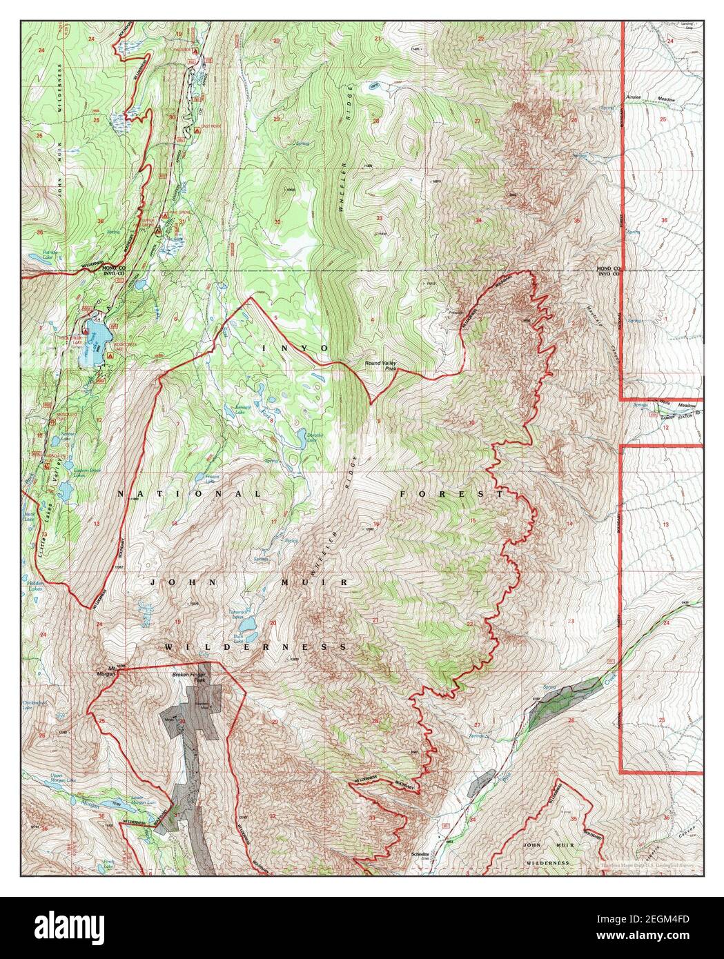 Mt Morgan, California, map 1994, 1:24000, United States of America by ...