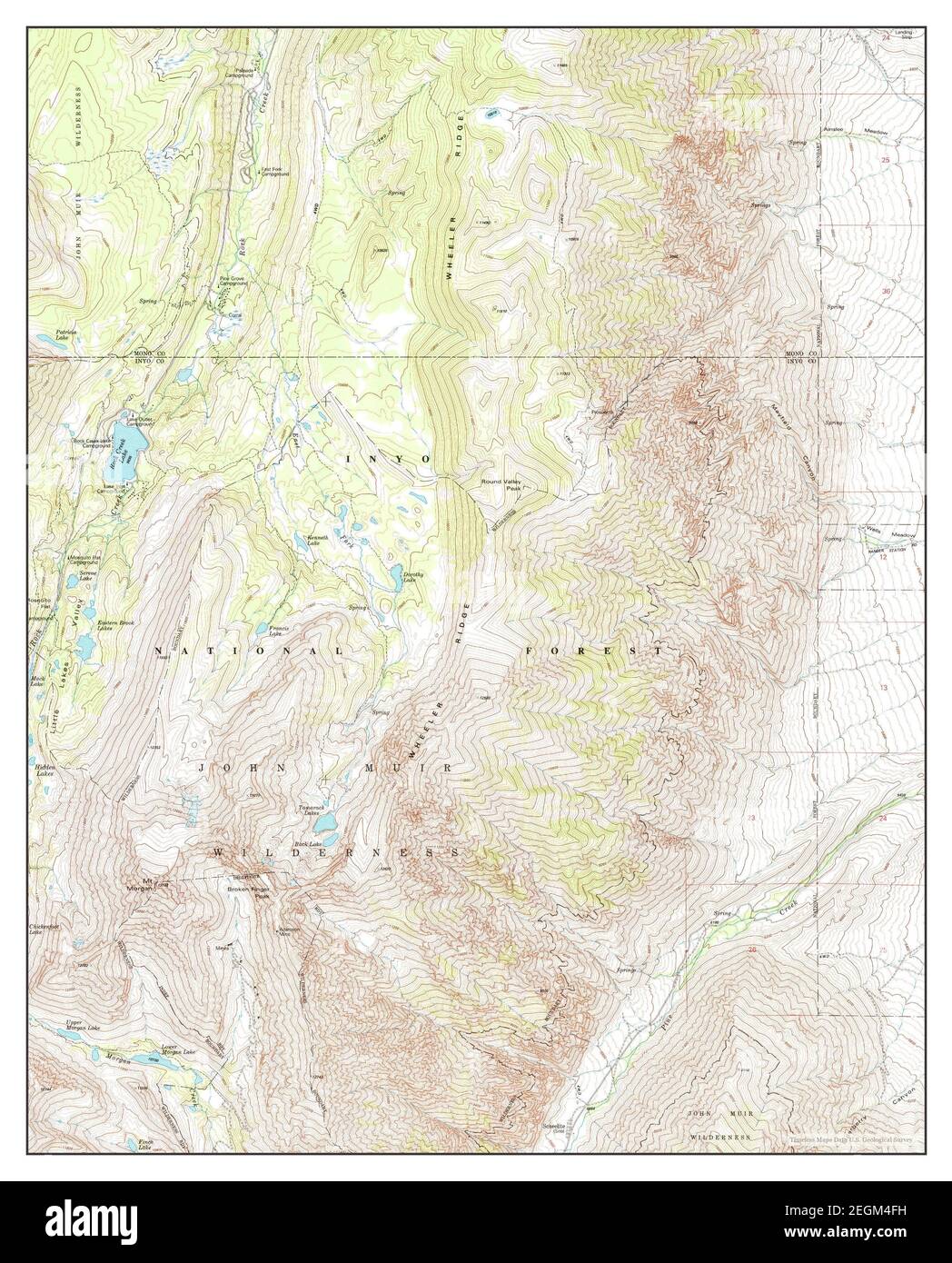 Mt Morgan, California, map 1982, 1:24000, United States of America by ...