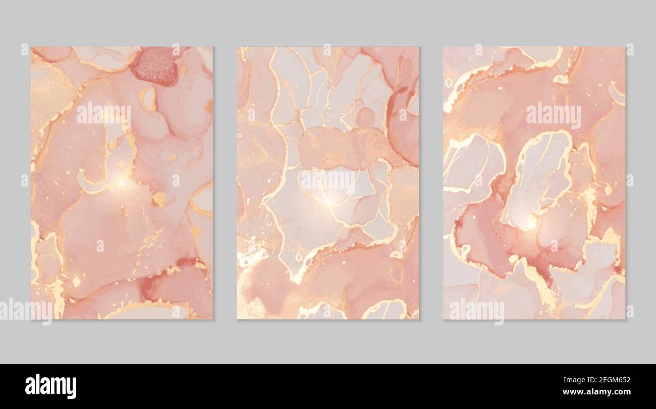 Marble ink texture paint Stock Vector Images - Alamy