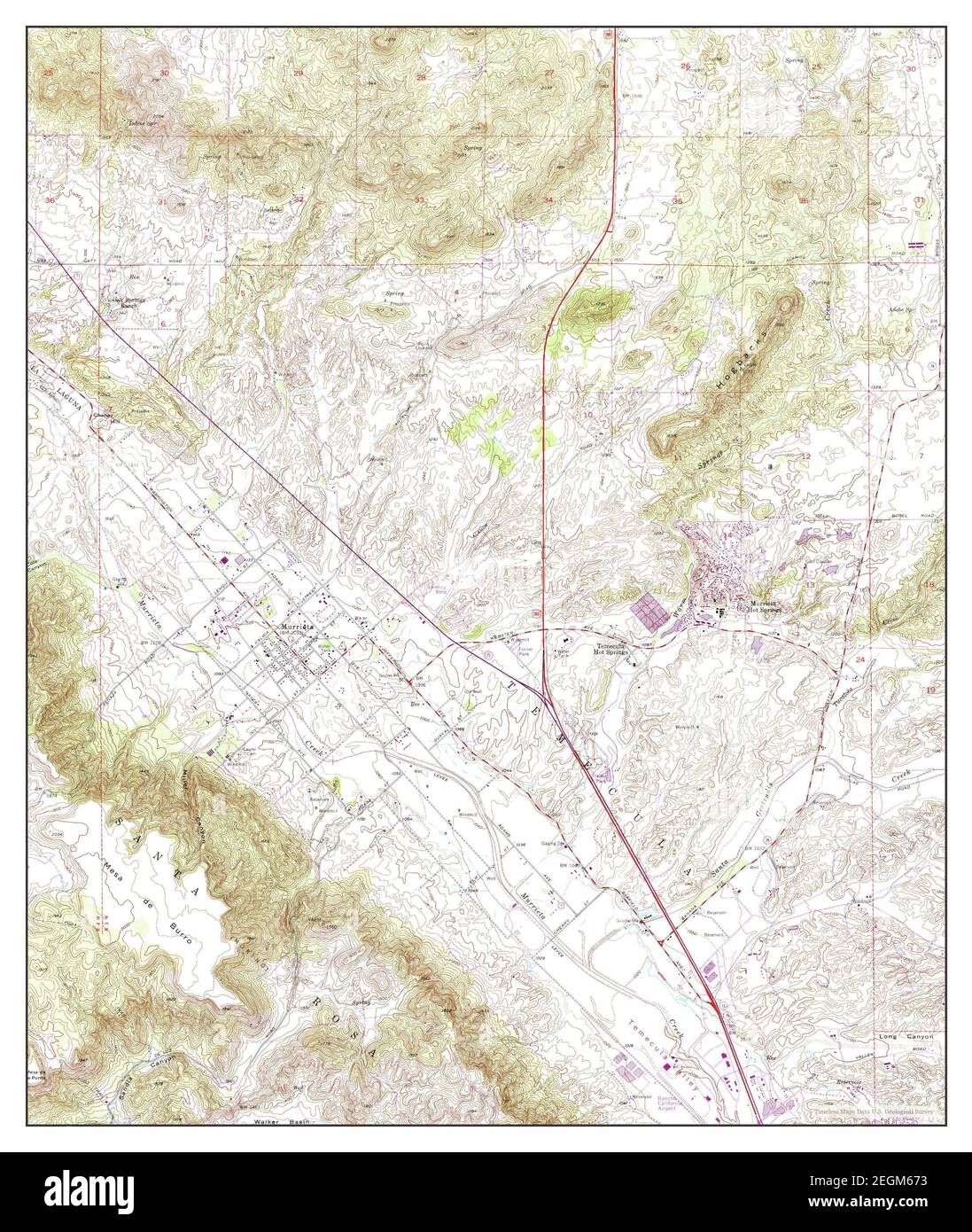 Murrieta, California, map 1953, 1:24000, United States of America by ...