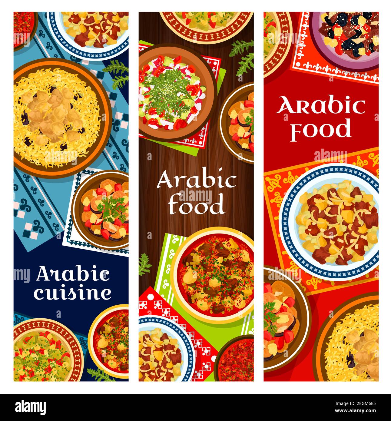 Emirati restaurant Stock Vector Images - Alamy