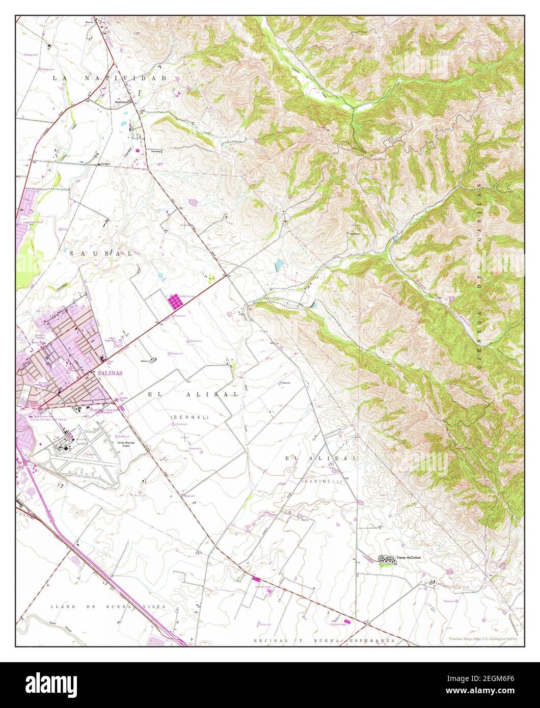 Natividad, California, map 1947, 1:24000, United States of America by ...