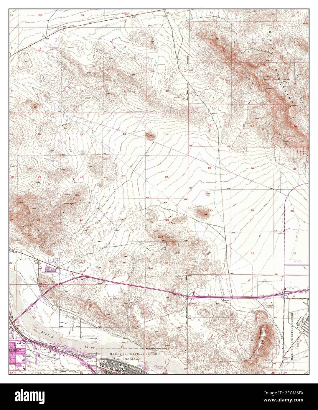 Nebo, California, map 1953, 1:24000, United States of America by ...