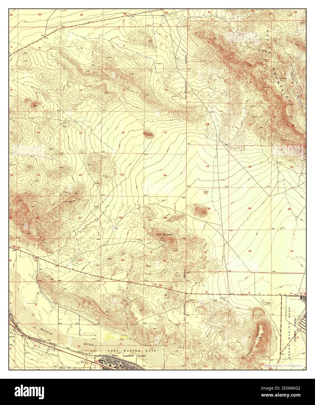 Nebo, California, map 1953, 1:24000, United States of America by ...