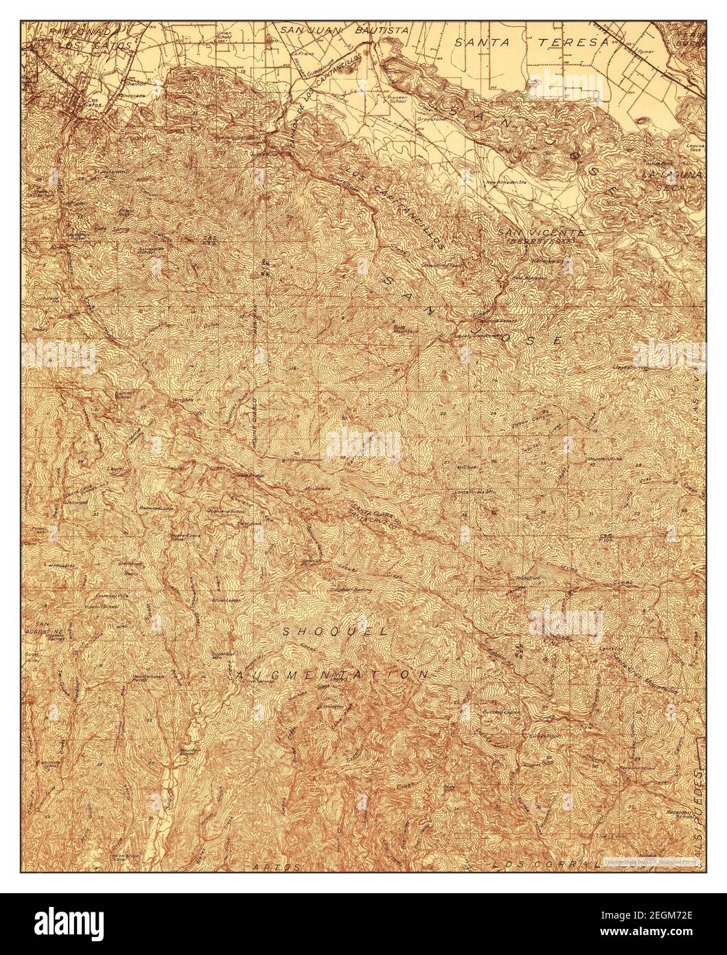 Almaden map hi-res stock photography and images - Alamy