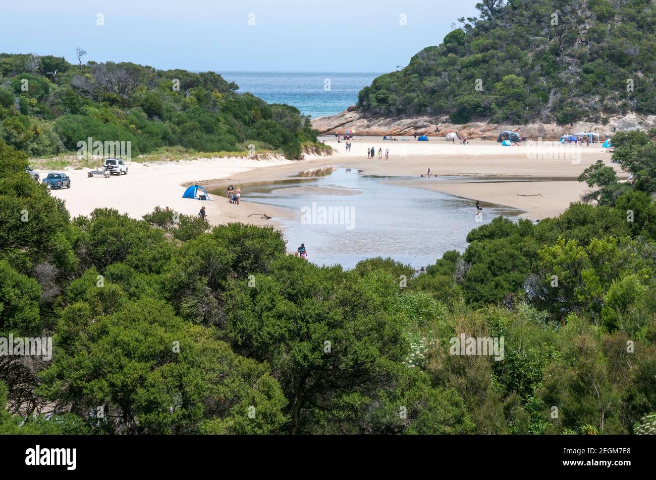 Tidal River near Norman Beach, Wilsons Promontory National Park ...