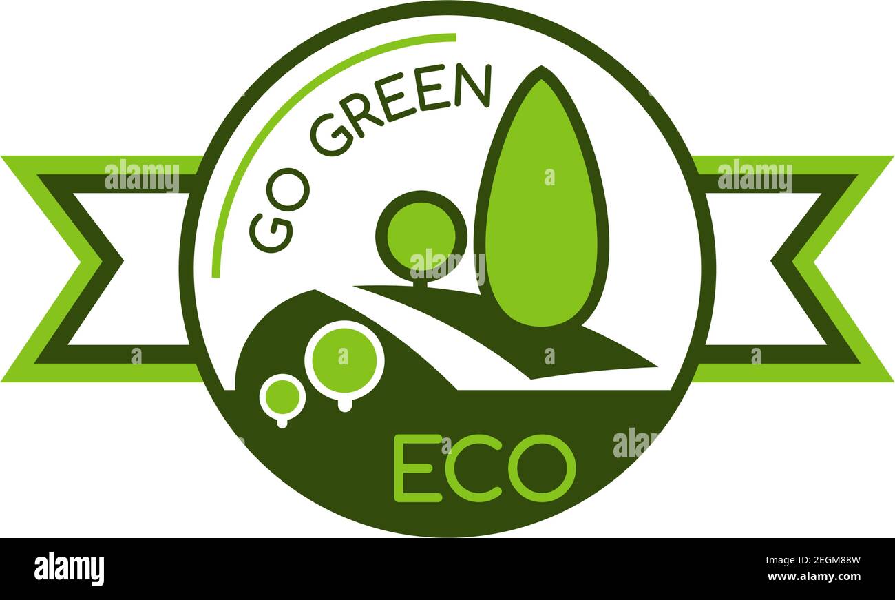 Icon with symbol of saving world environment. Eco and green concept ...