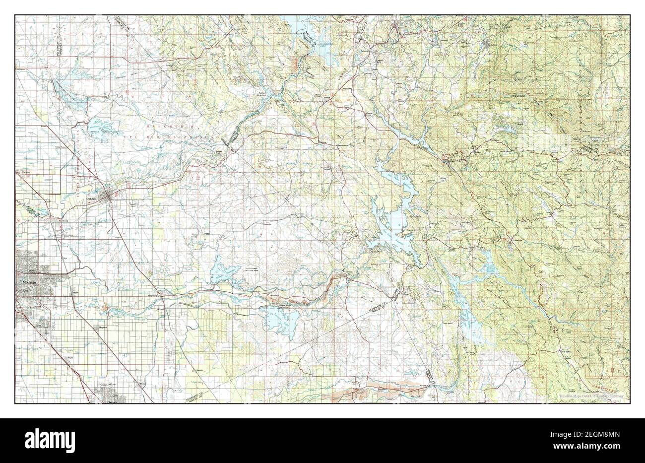 Map of oakdale hi-res stock photography and images - Alamy