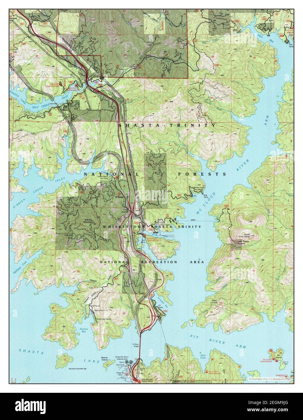 Map of obrien hi-res stock photography and images - Alamy