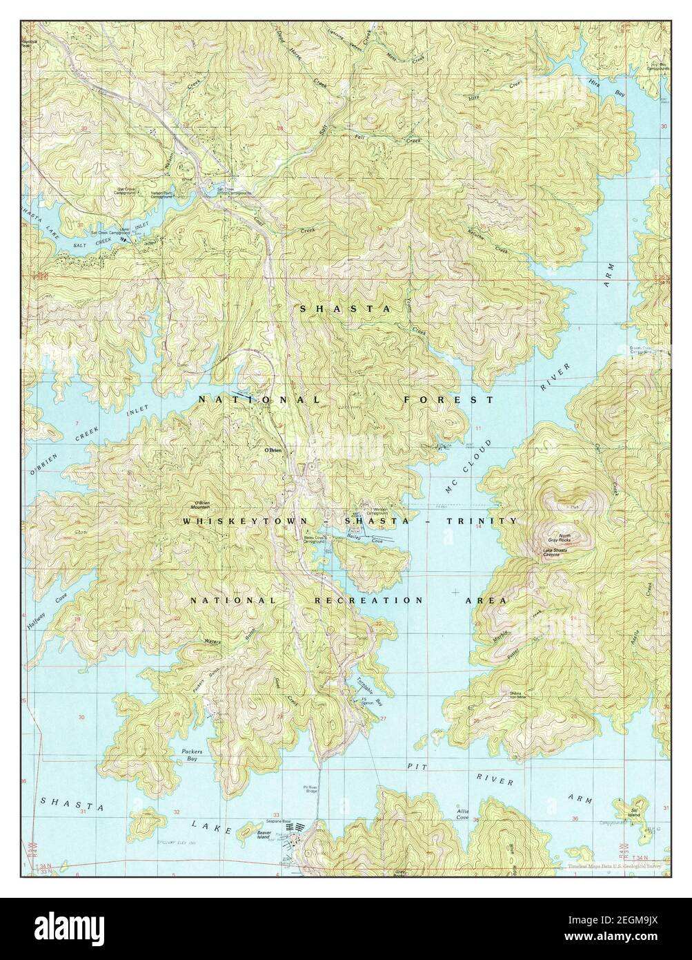 Map of obrien hi-res stock photography and images - Alamy