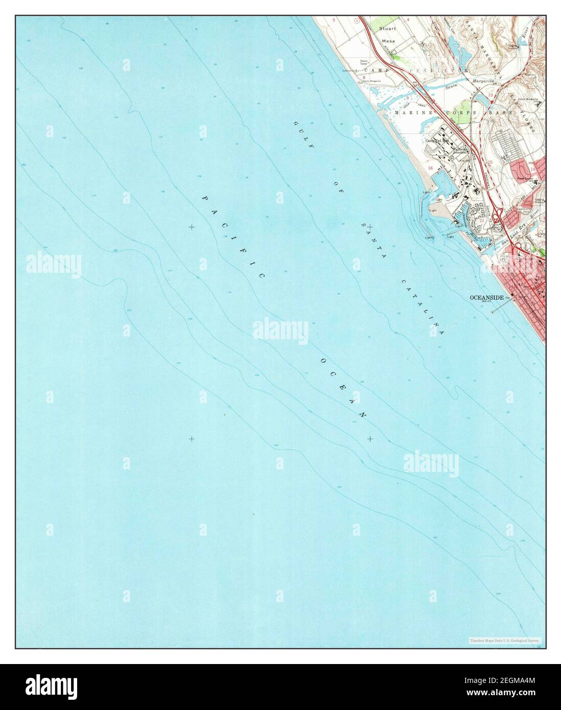 Map of oceanside hi-res stock photography and images - Alamy