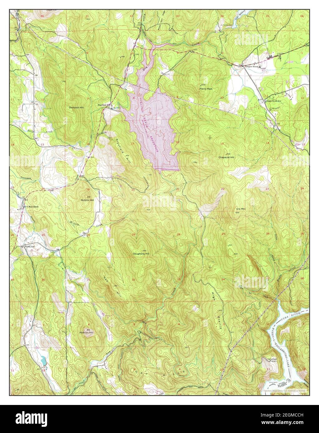 Oregon House, California, map 1948, 1:24000, United States of America ...