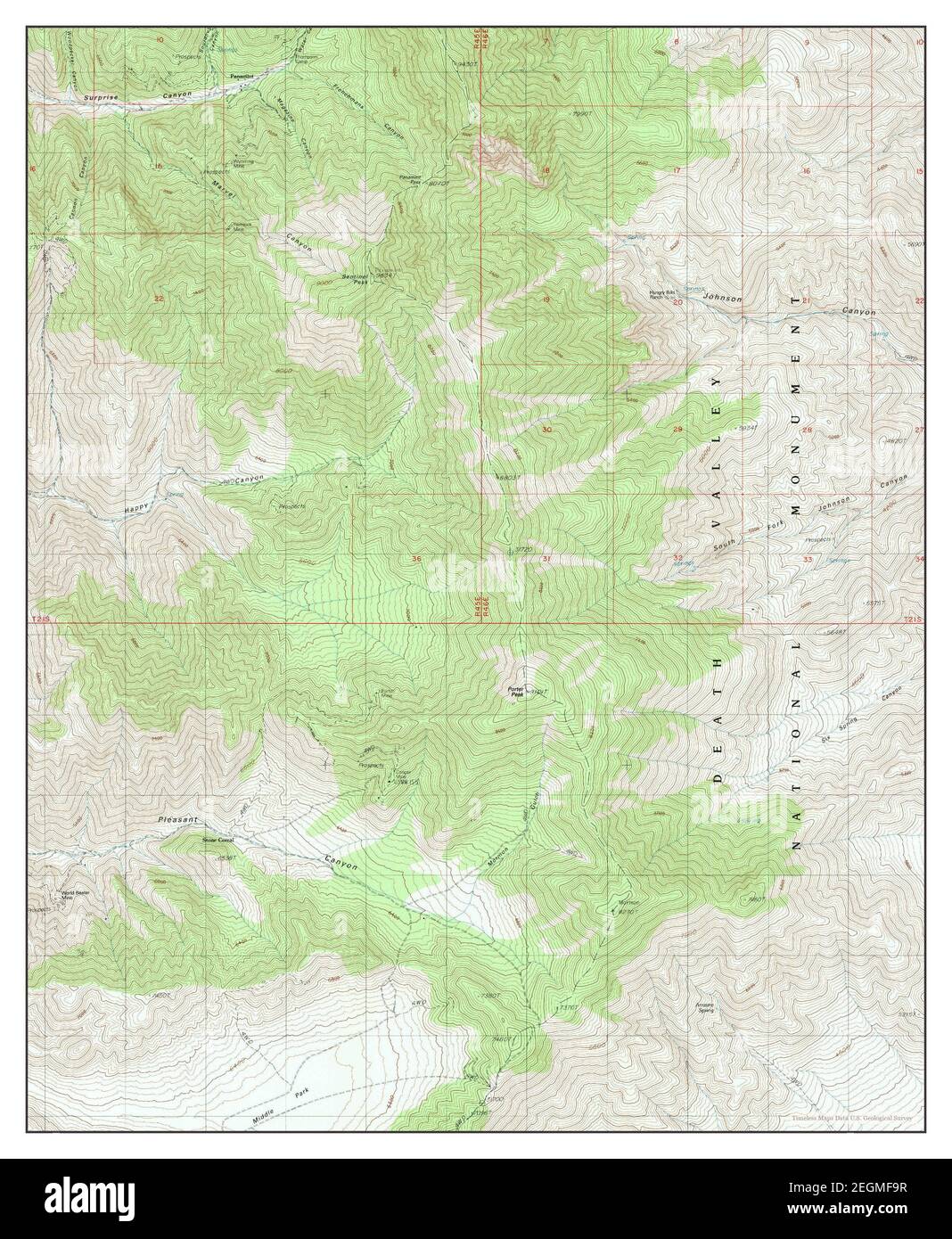 Panamint, California, map 1988, 1:24000, United States of America by ...