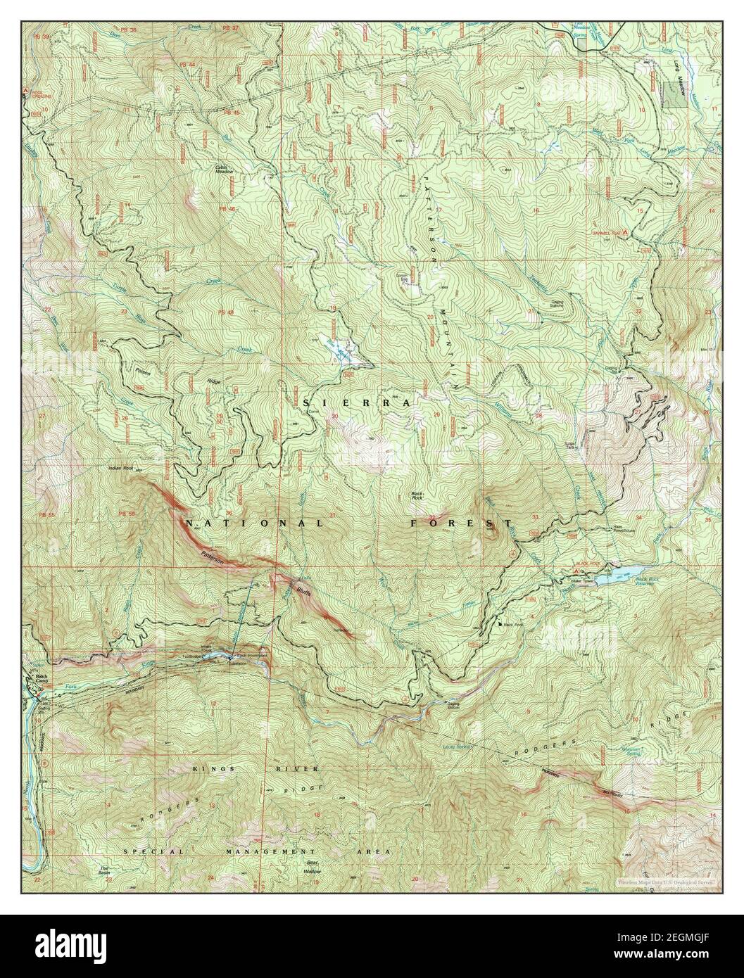 Map of patterson Cut Out Stock Images & Pictures - Alamy