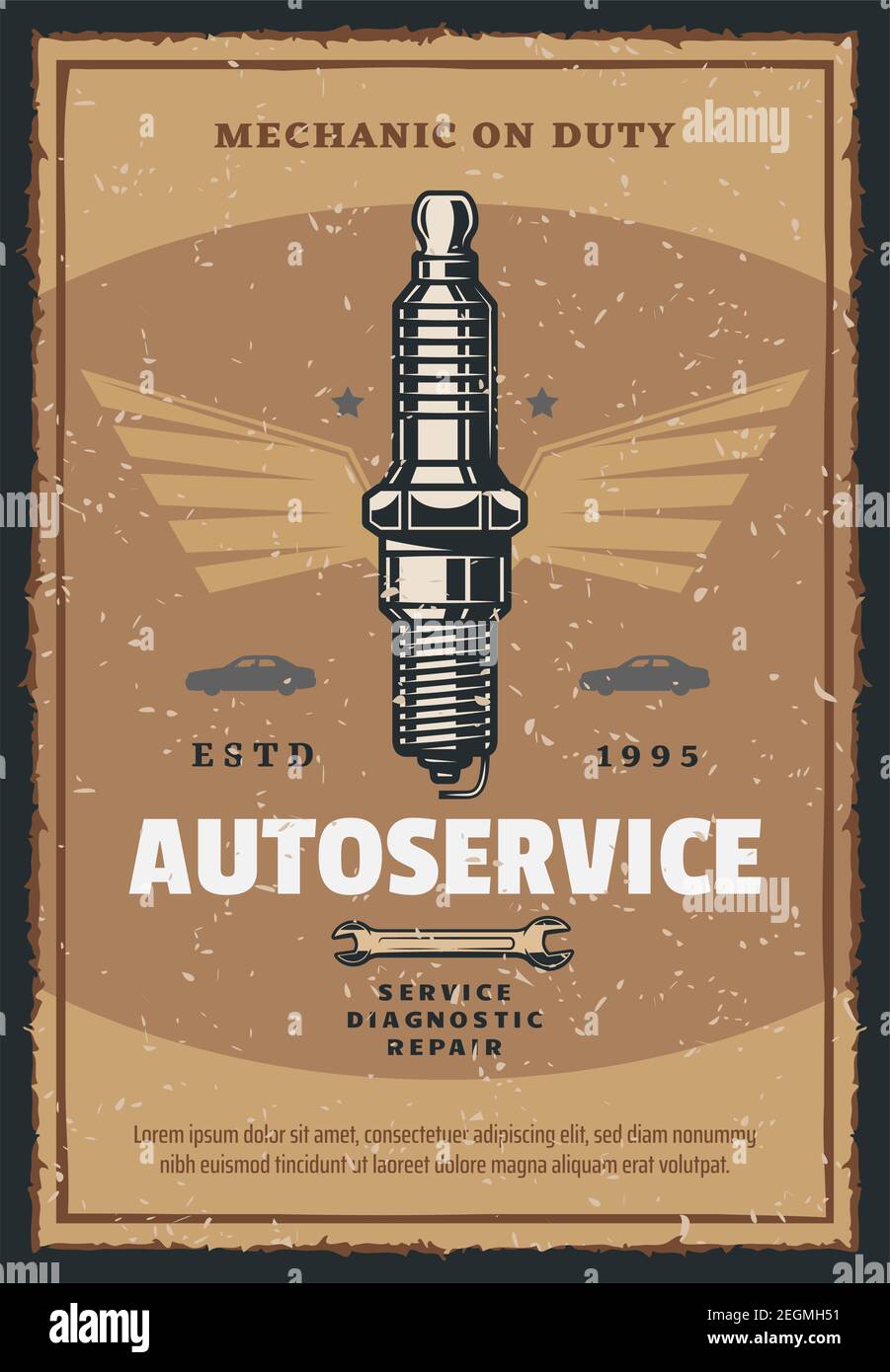 Auto spare part shop Stock Vector Images - Alamy