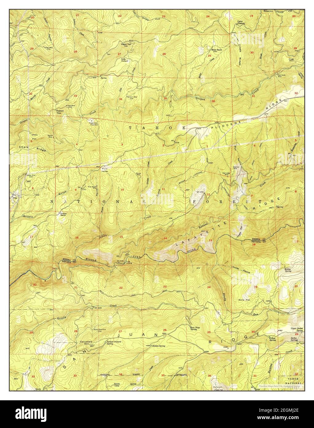 Pike, California, map 1951, 1:24000, United States of America by ...