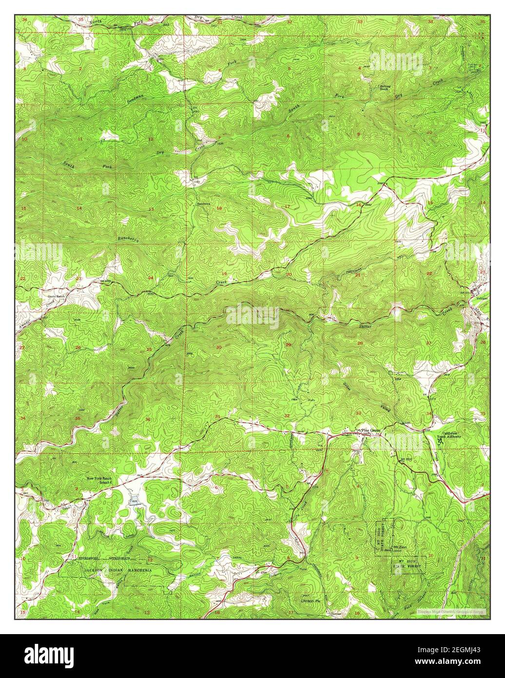 Pine Grove Ca Map