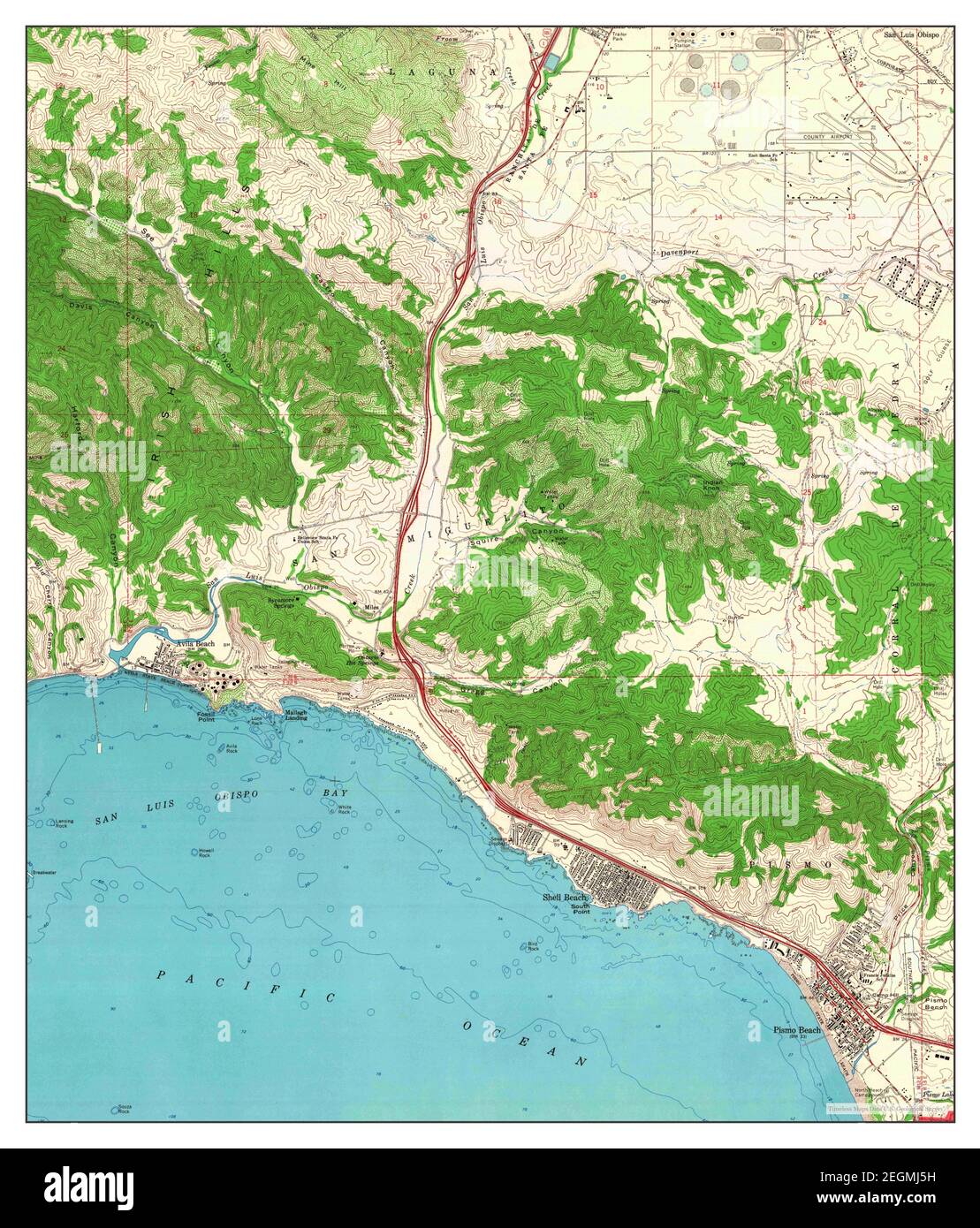 Mapa De Pismo, California Pismo State Beach In California | Walking