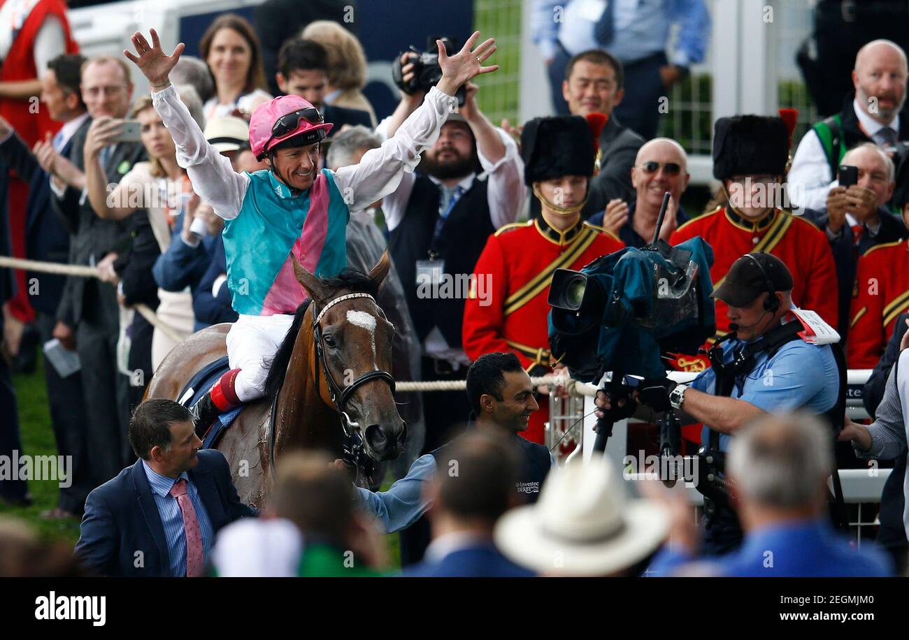 Winning investec oaks epsom racecourse hi-res stock photography and ...