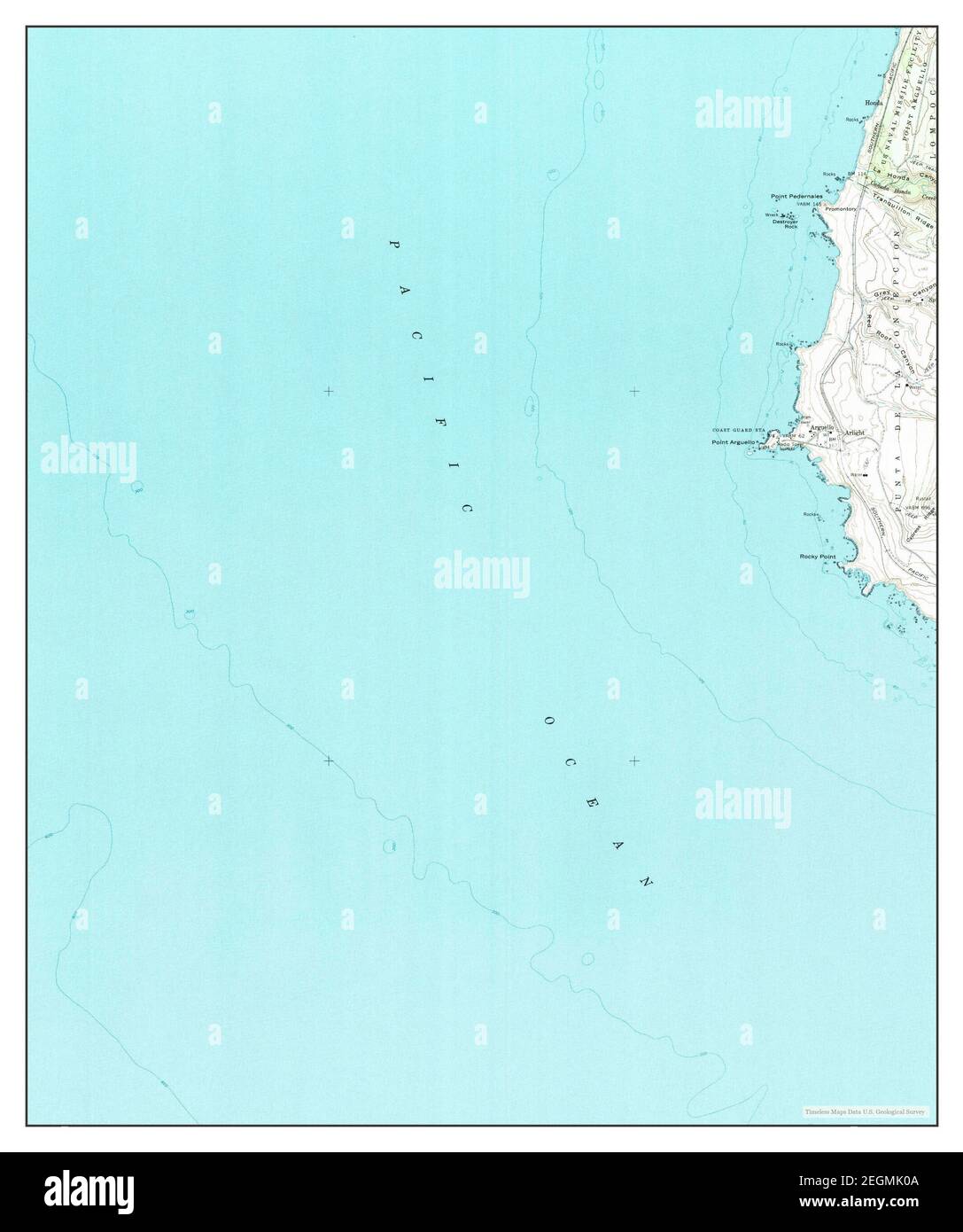 Point Arguello, California, map 1959, 1:24000, United States of America ...