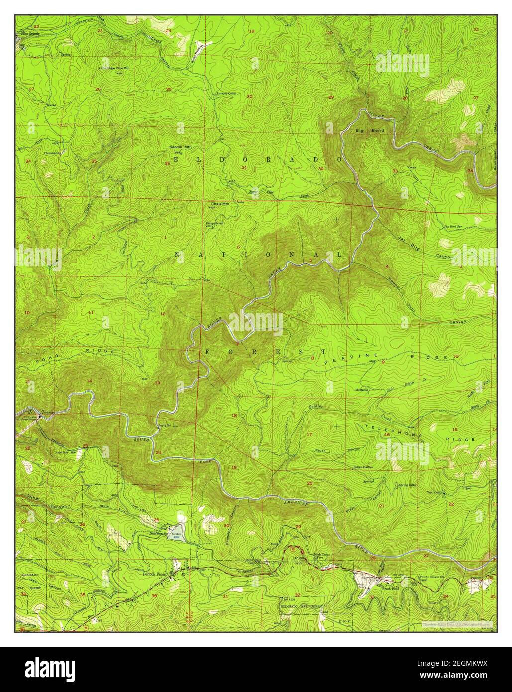 Map of pollock hi-res stock photography and images - Alamy