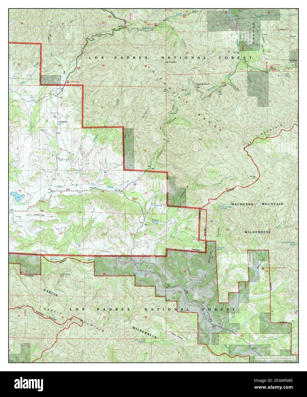 Pozo Summit, California, map 1995, 1:24000, United States of America by ...
