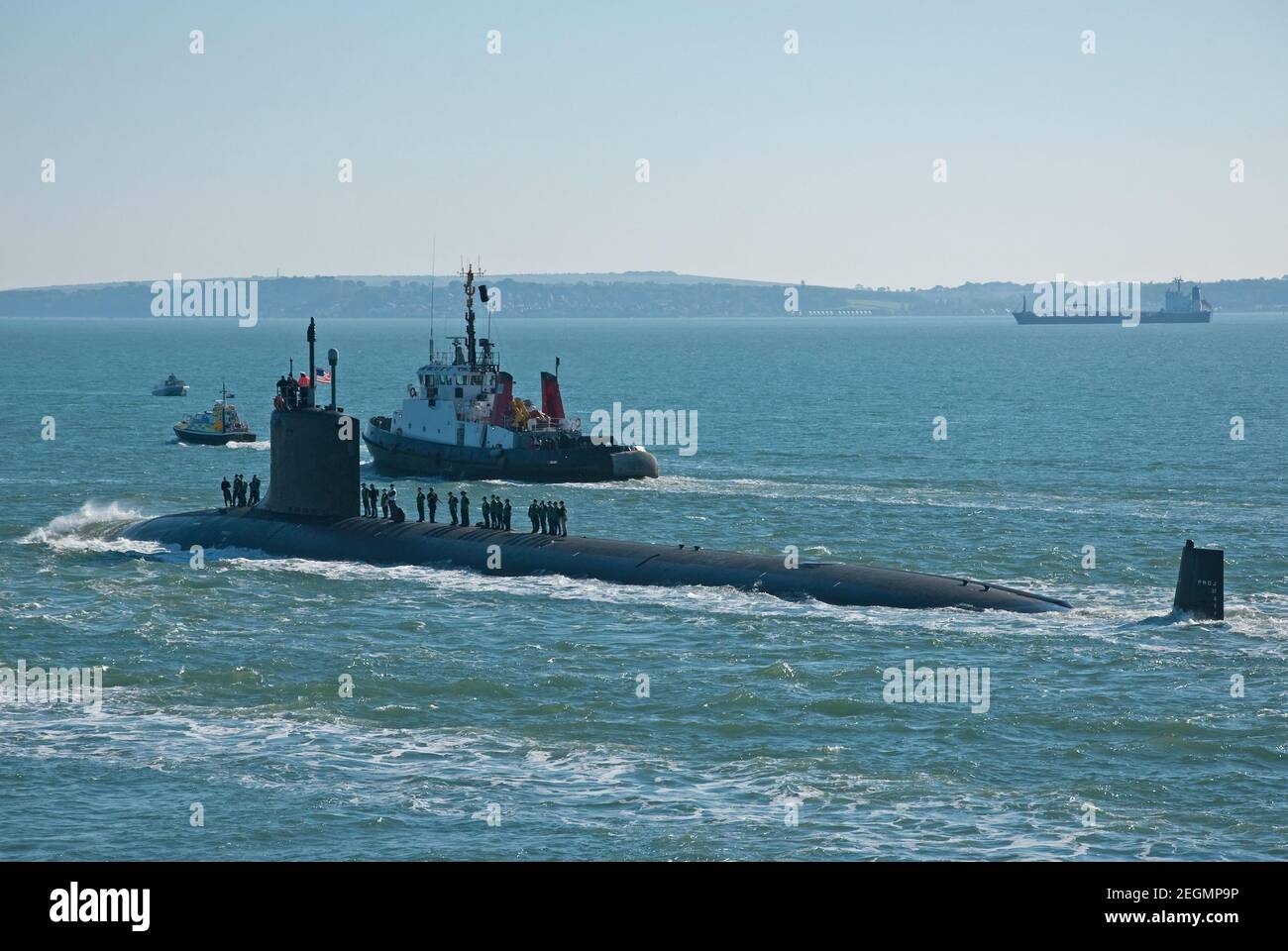 Virginia class nuclear attack submarine hi-res stock photography and images - Alamy