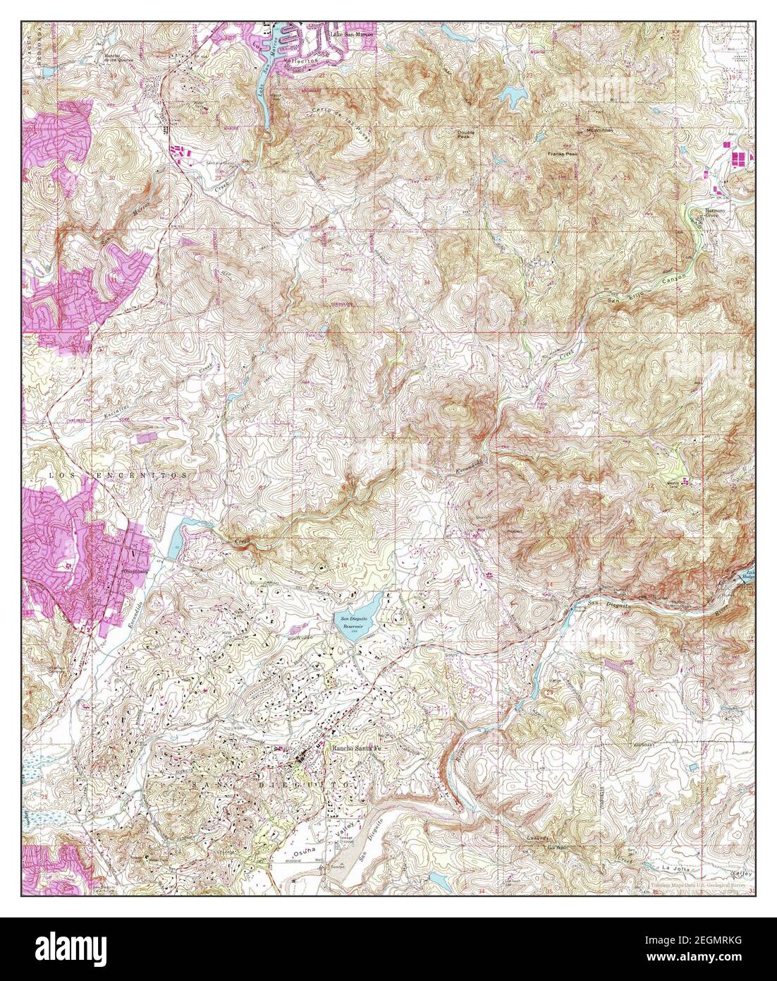 California rancho map hi-res stock photography and images - Alamy