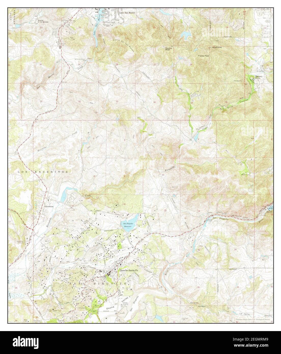 California rancho map hi-res stock photography and images - Alamy