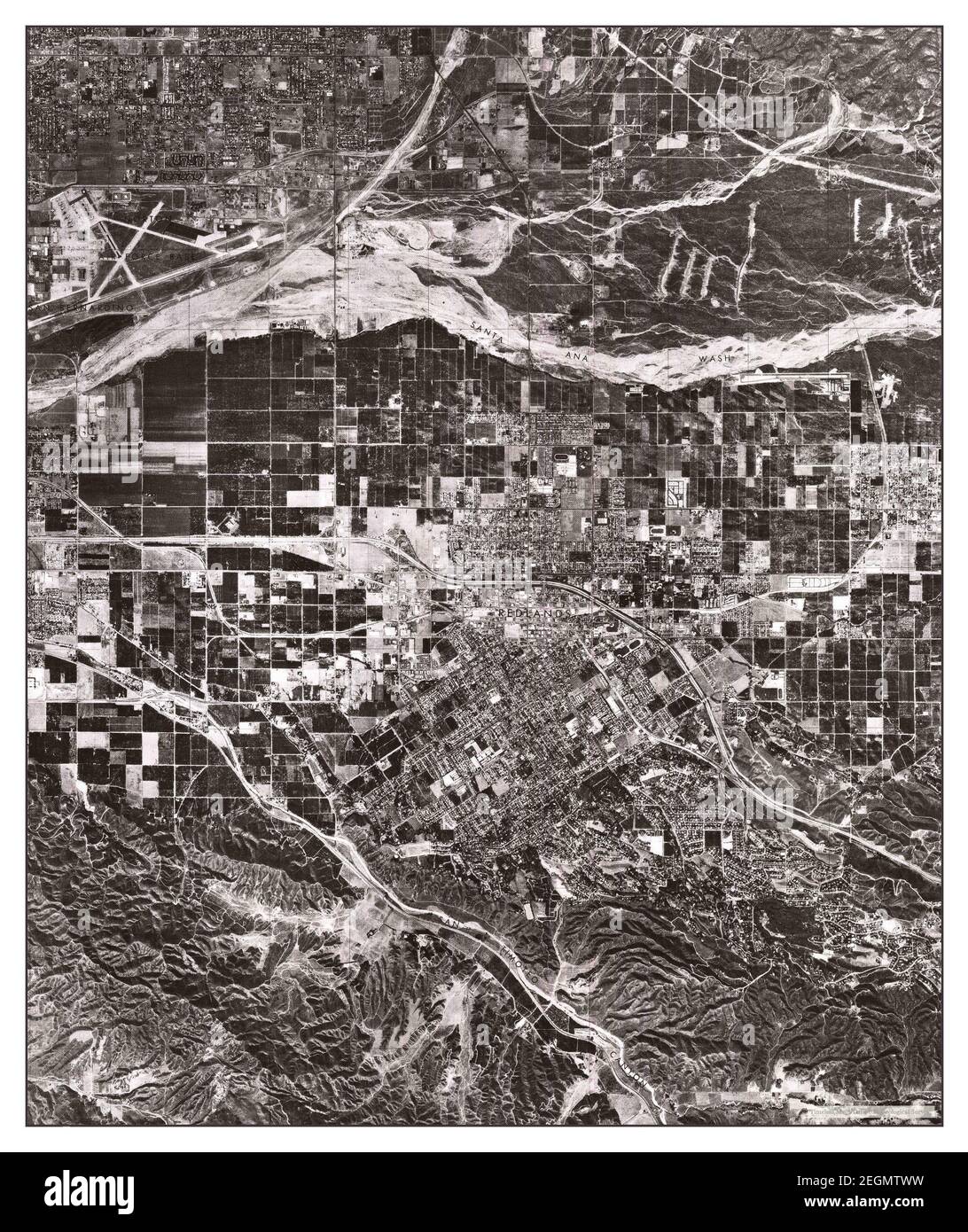 Redlands, California, map 1975, 1:24000, United States of America by ...