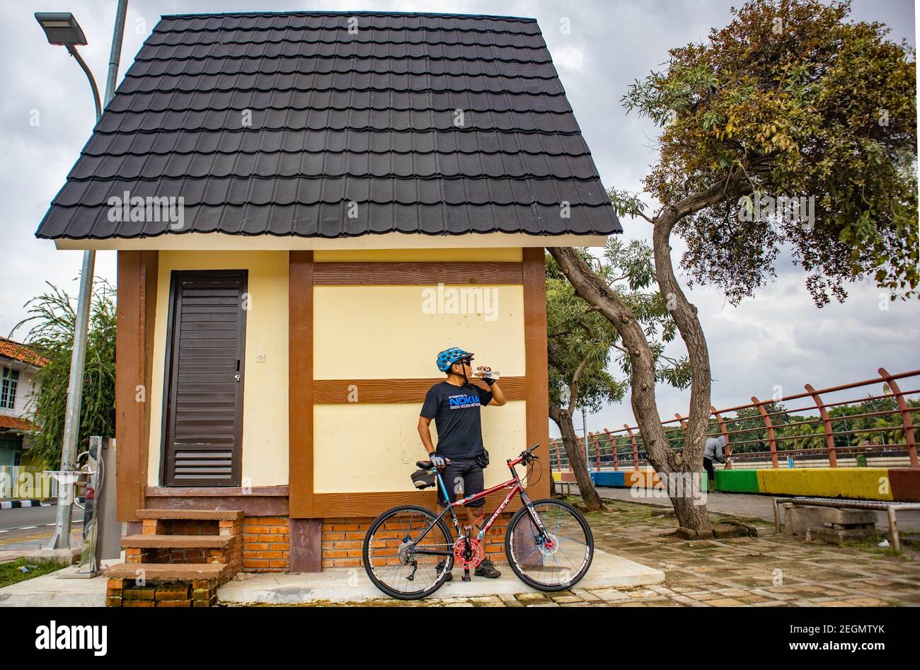 Cisadane River in Tangerang City Indonesia Stock Photo - Alamy