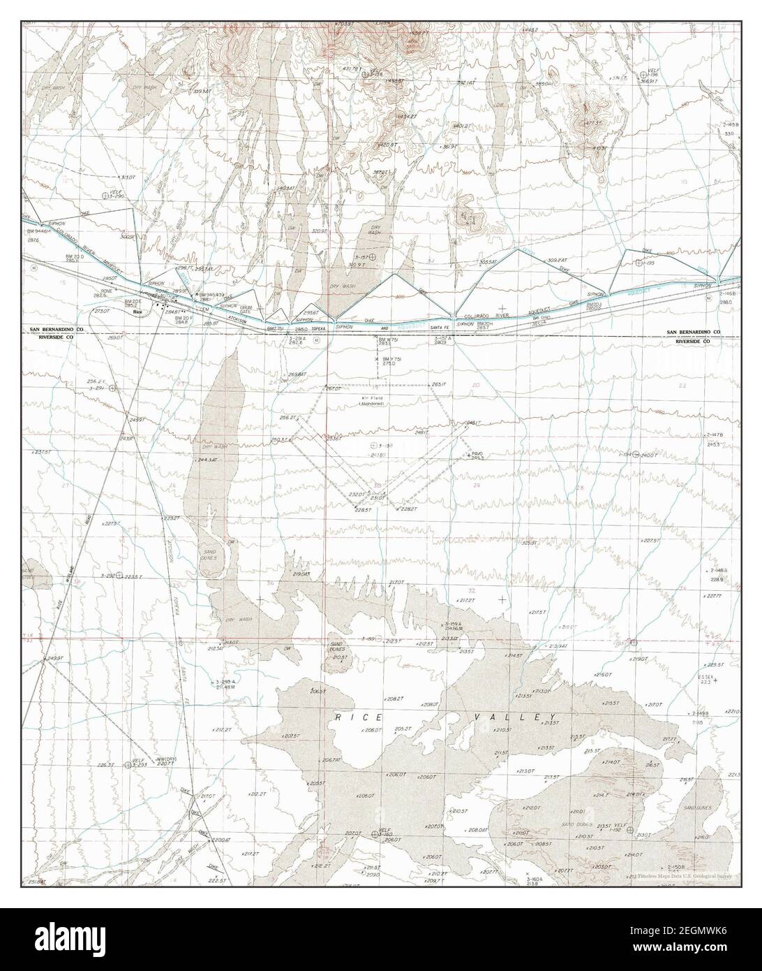 Rice, California, map 1983, 1:24000, United States of America by ...